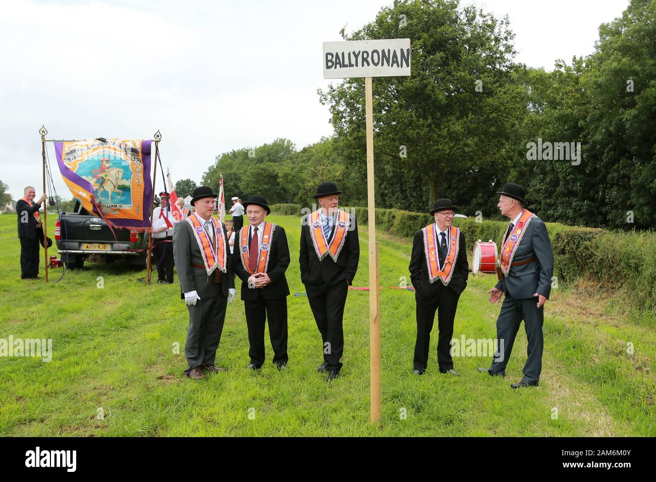 From left Mervyn Harte, Sam McMaster, Kenny Bell, Danny McAlister ...