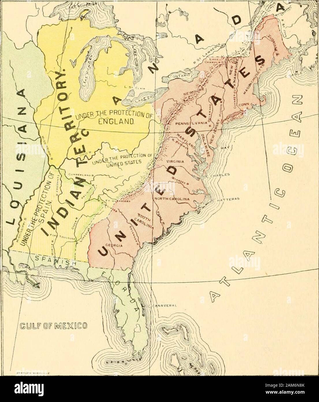 Map of monette hi-res stock photography and images - Alamy