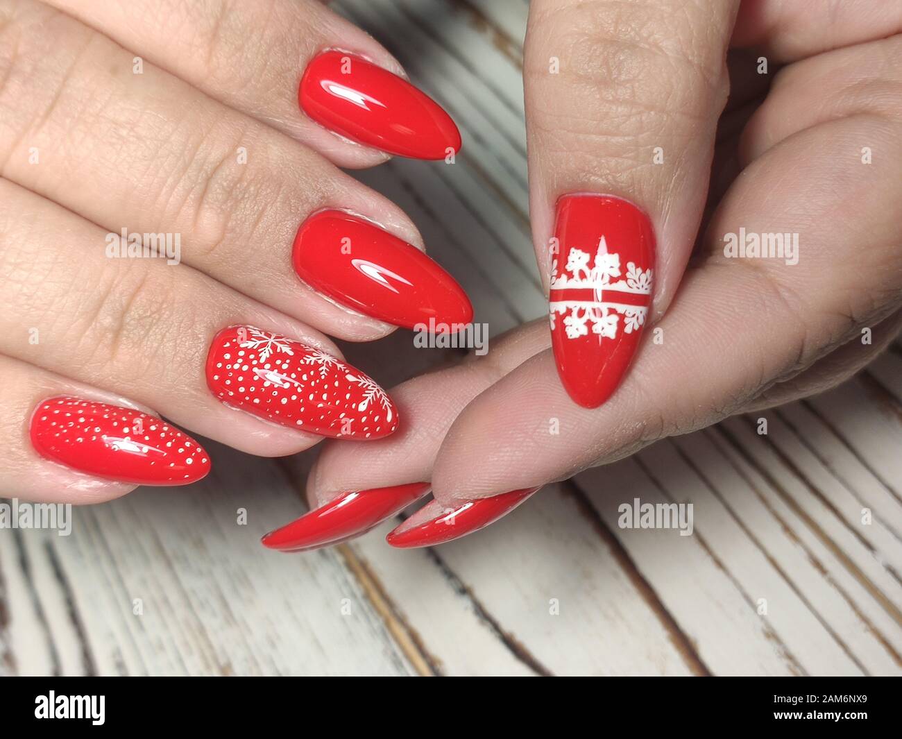 Youth manicure design best nails, collage Stock Photo - Alamy