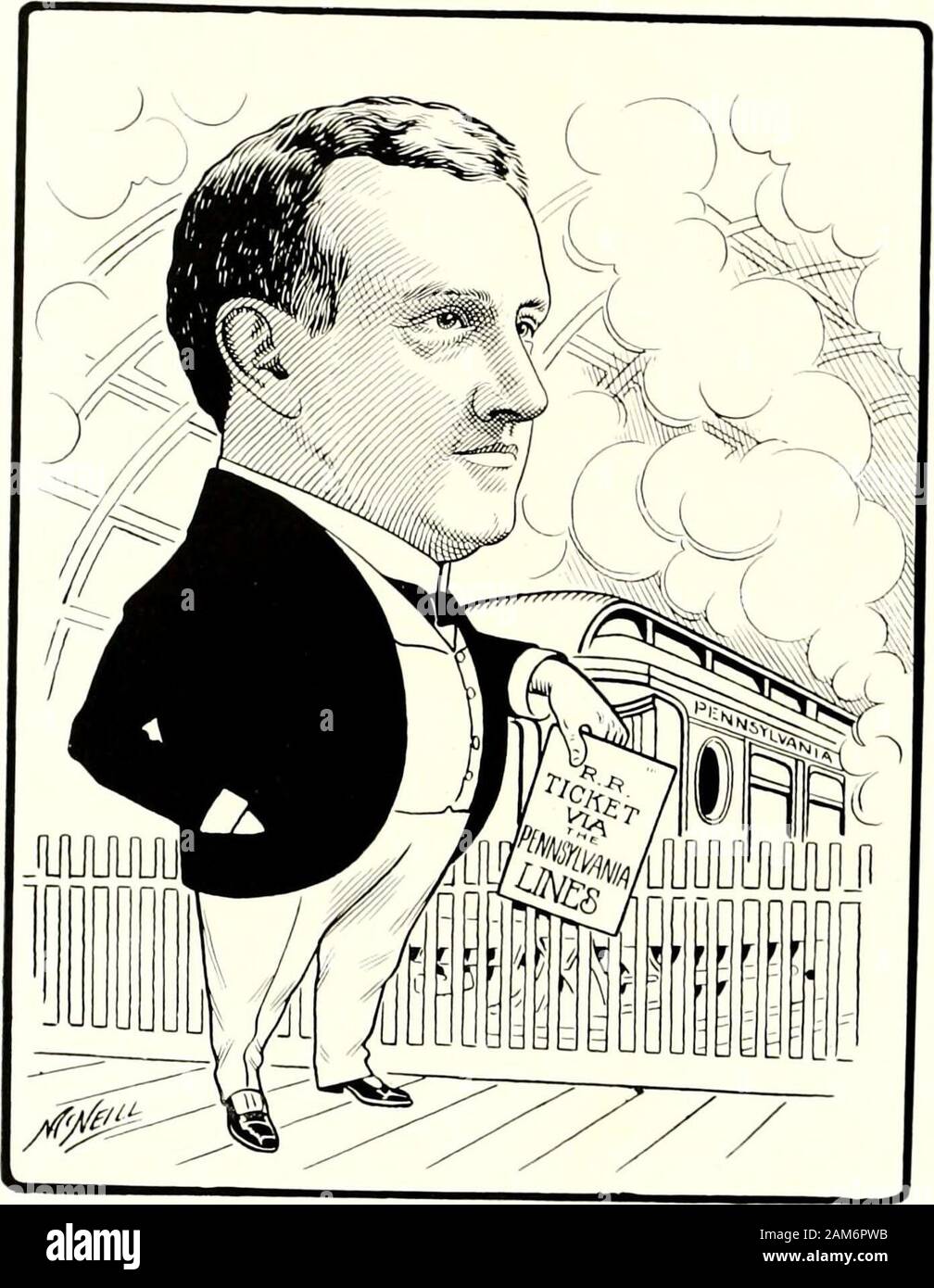 A gallery of pen sketches in black and white of "Cincinnatians as we ...