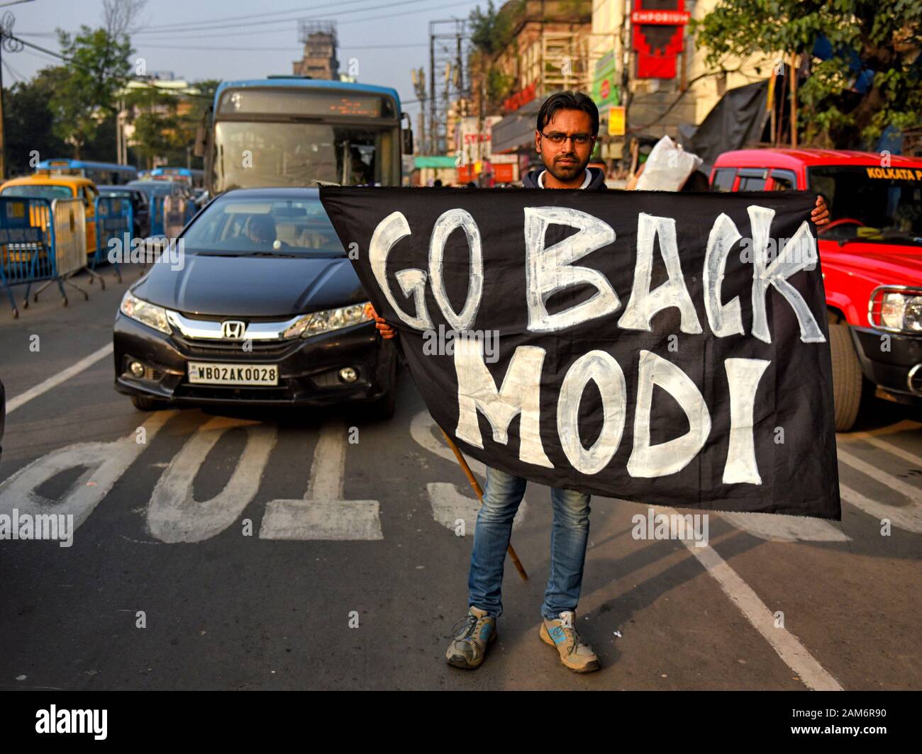 Modi banner hi-res stock photography and images - Alamy