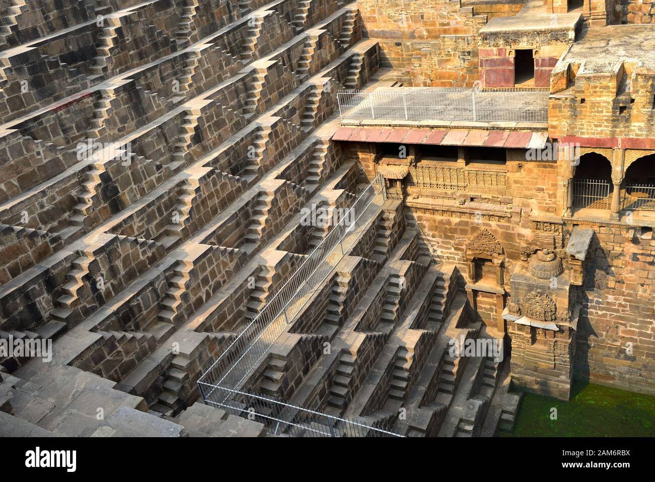 Abhaneri, Rajasthan, India - 8th November 2019:Chand Baori step well ...