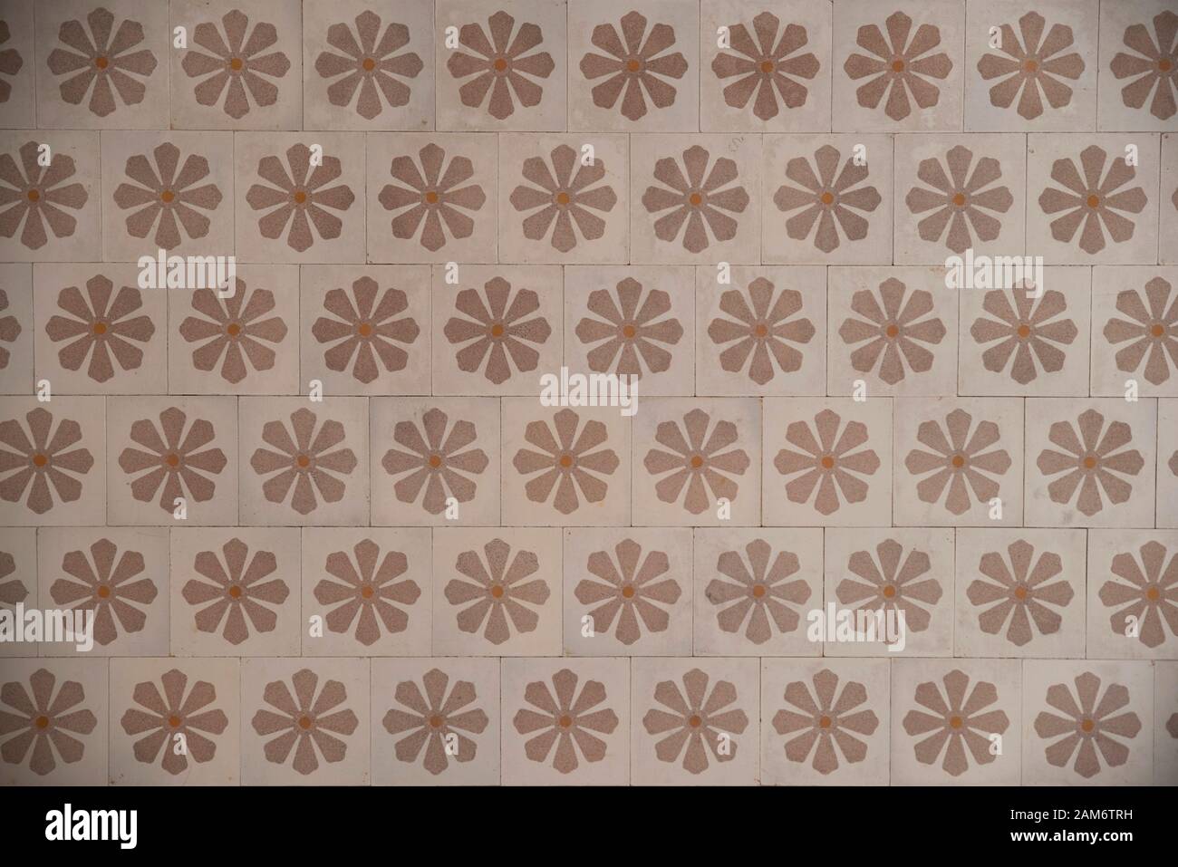 Old vintage tile on a wall Stock Photo - Alamy