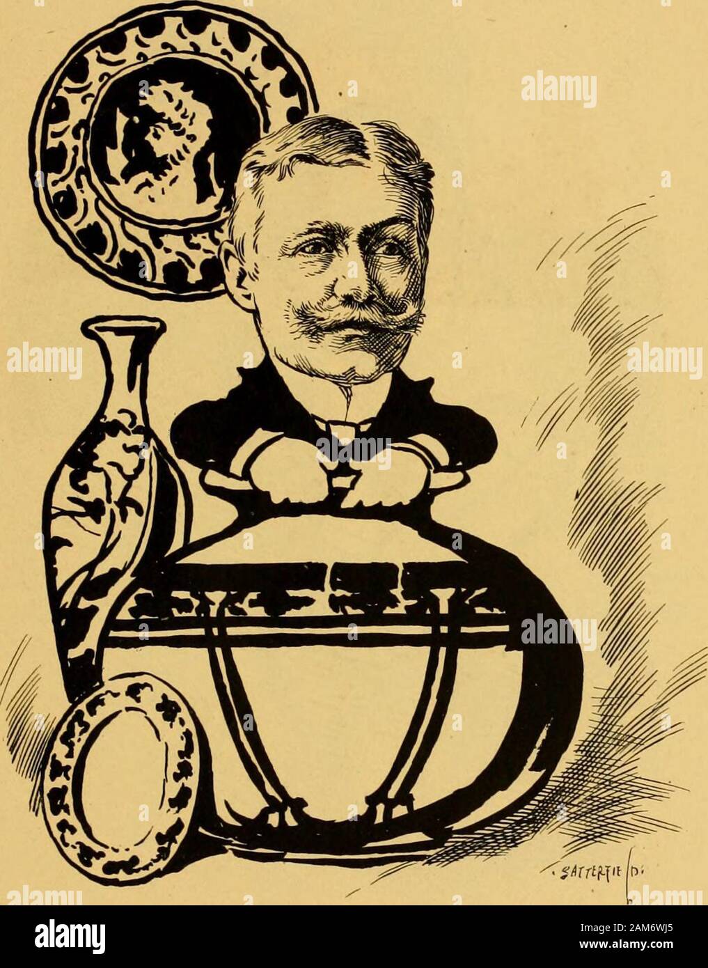 Clevelanders "as we see 'em;" a gallery of pen sketches in black and ...