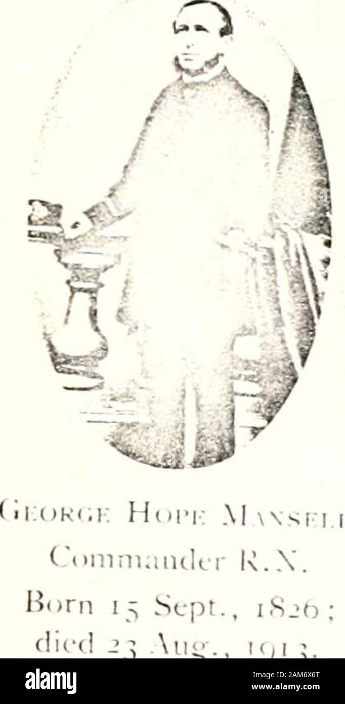 History of the family of Maunsell (Mansell, Mansel Stock Photo - Alamy