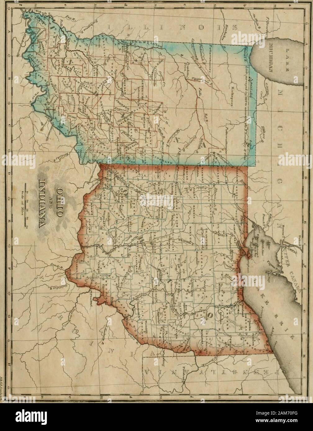 Map of albion hi-res stock photography and images - Alamy