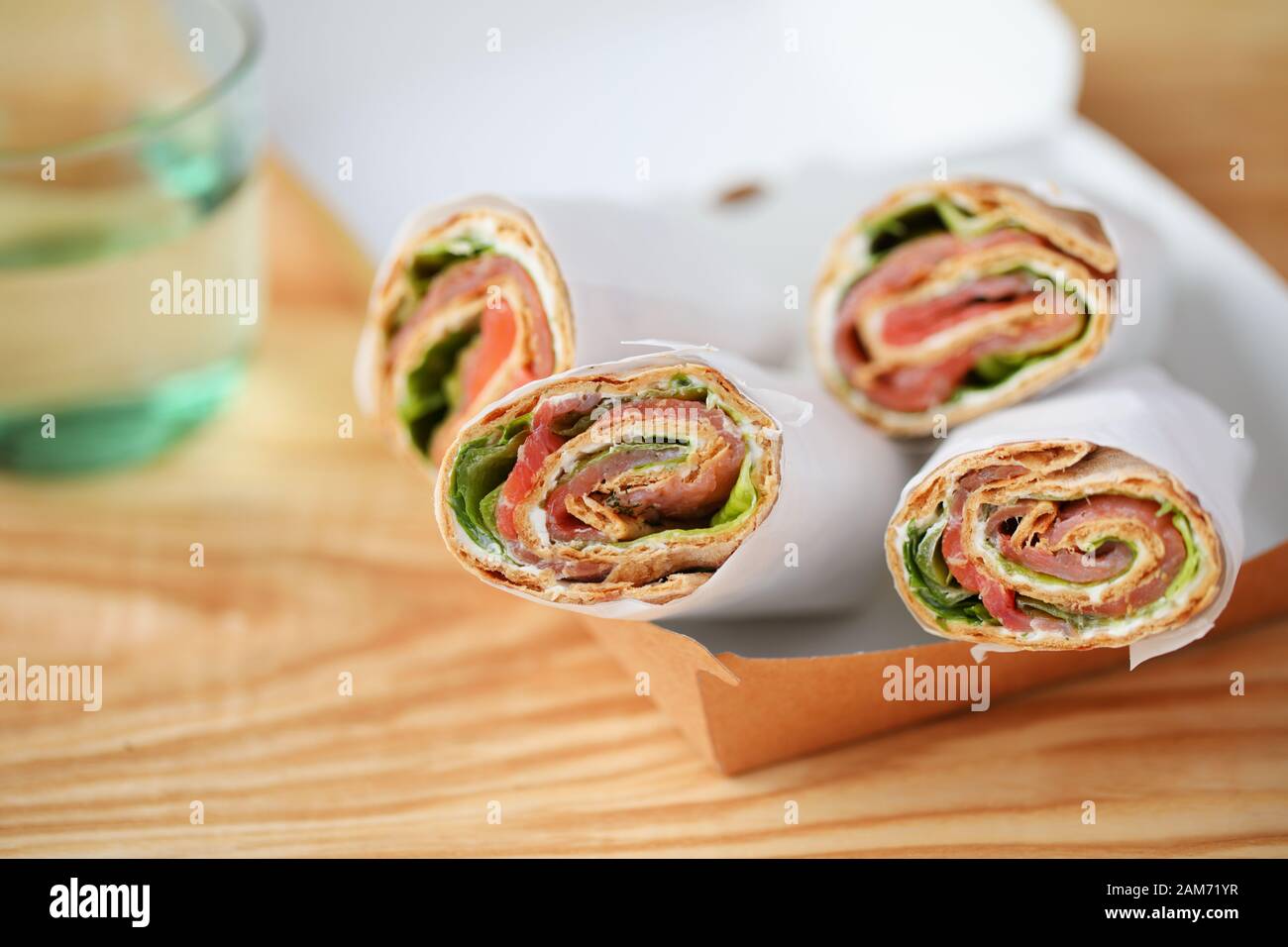 Tortilla roll ups hi-res stock photography and images - Alamy