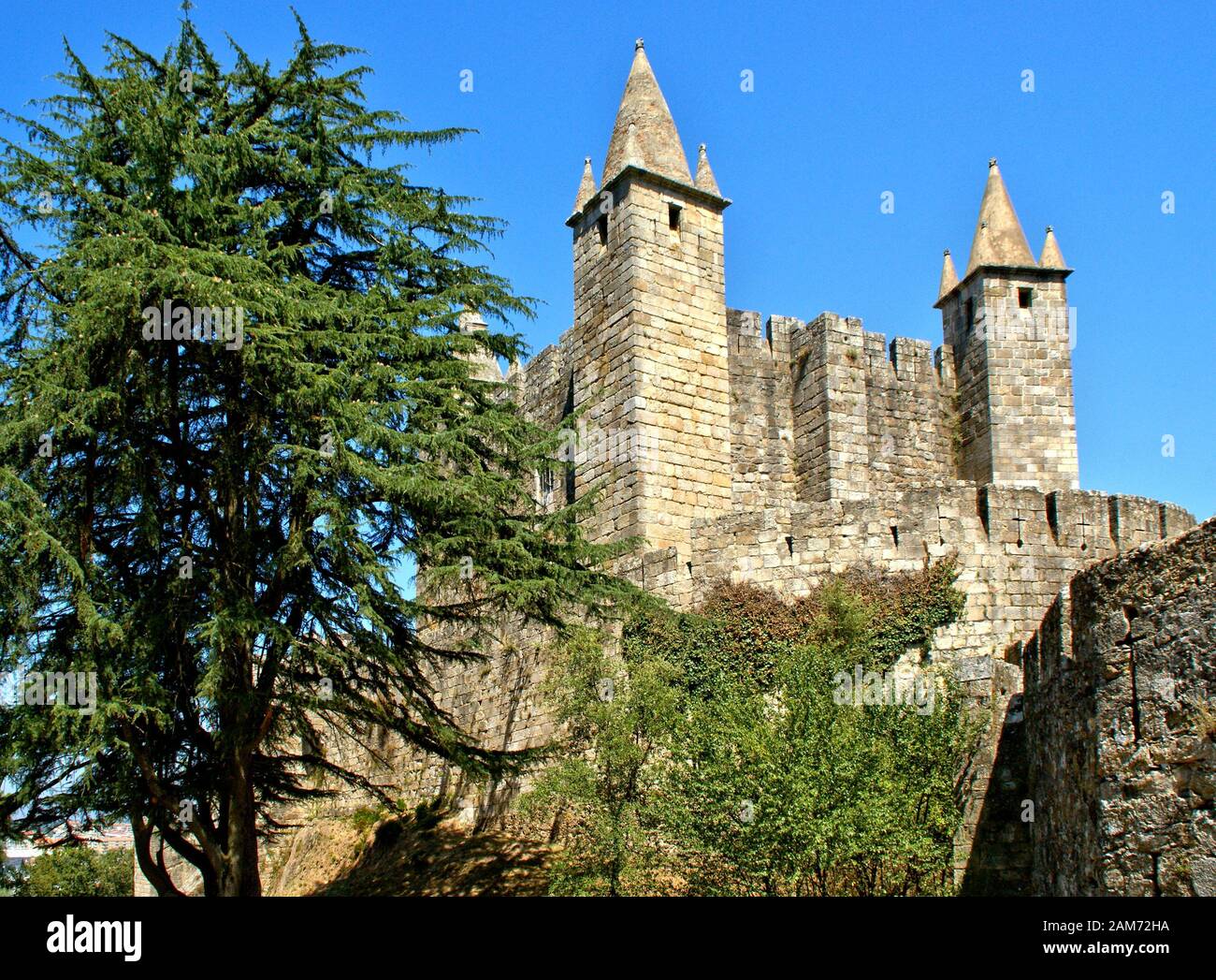 Santa Maria da feira castle, Portugal Stock Photo - Alamy