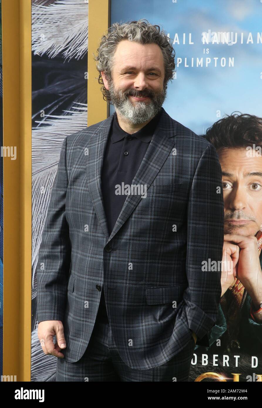 Los Angeles, Ca. 11th Jan, 2020. Michael Sheen, at the premiere of ...
