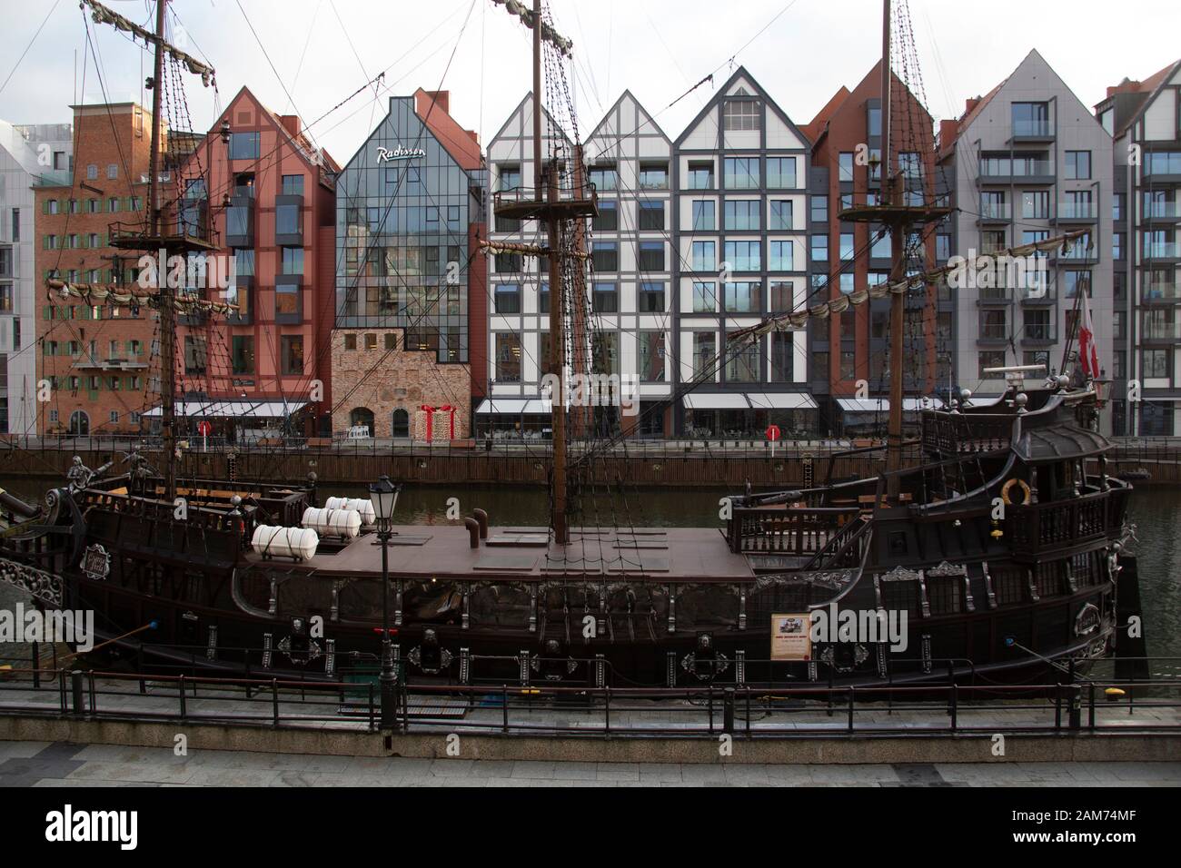 Statek Pirat - the Pirate ship - for tourist cruises in Gdanks, Poland ...