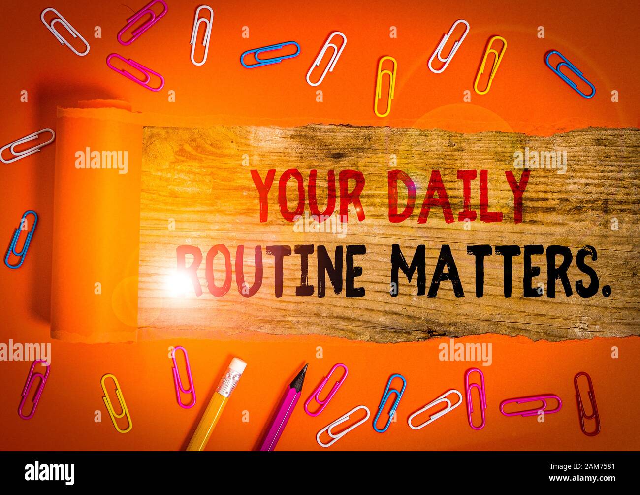 Conceptual hand writing showing Your Daily Routine Matters. Concept ...