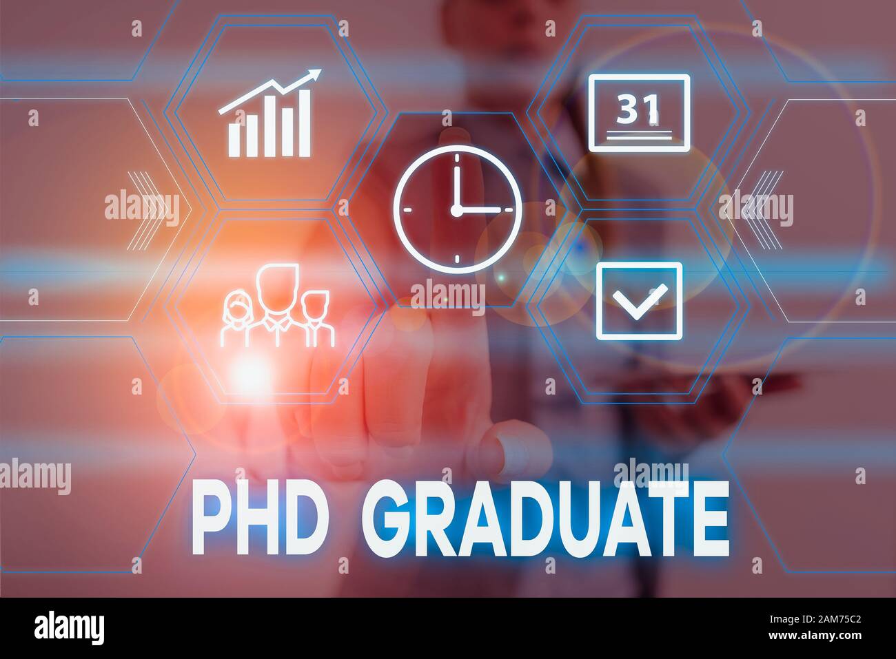 Conceptual hand writing showing Phd Graduate. Concept meaning highest ...