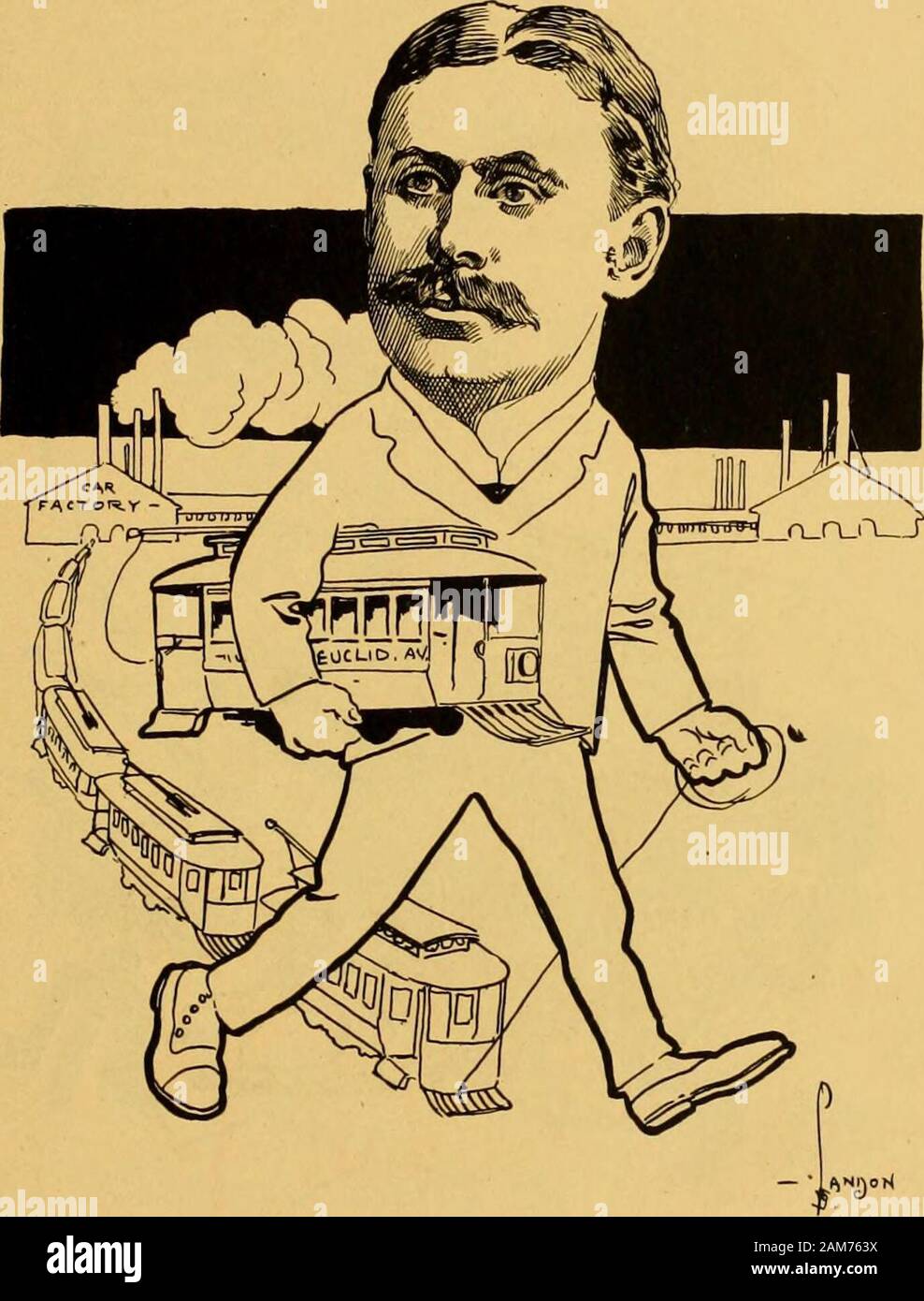 Clevelanders "as we see 'em;" a gallery of pen sketches in black and ...