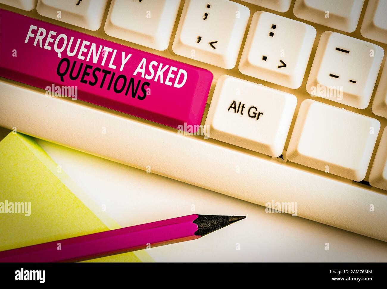 Conceptual hand writing showing Frequently Asked Questions. Concept ...