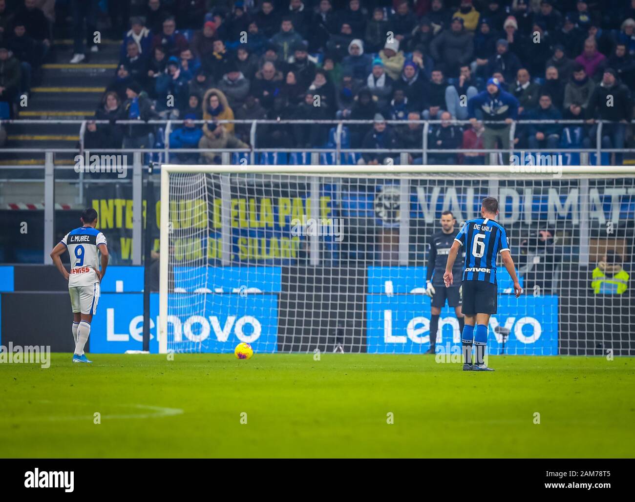 Luis muriel of atalanta bc penalty hi-res stock photography and images ...