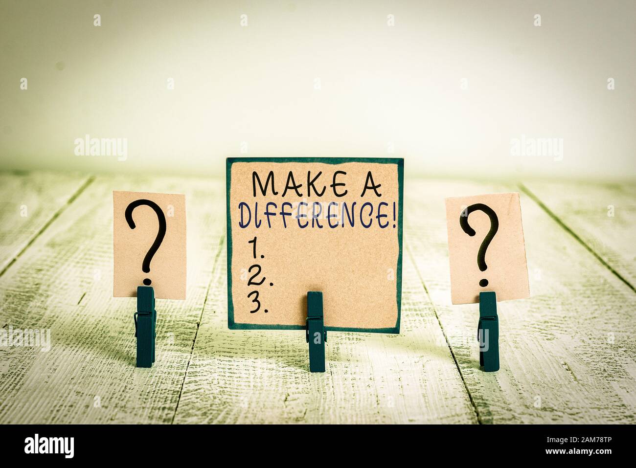 Word writing text Make A Difference. Business photo showcasing have ...