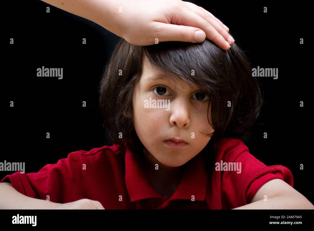 Handsome kid boy model hi-res stock photography and images - Alamy