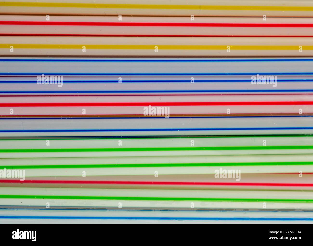 Colorful plastic straw background texture Stock Photo - Alamy