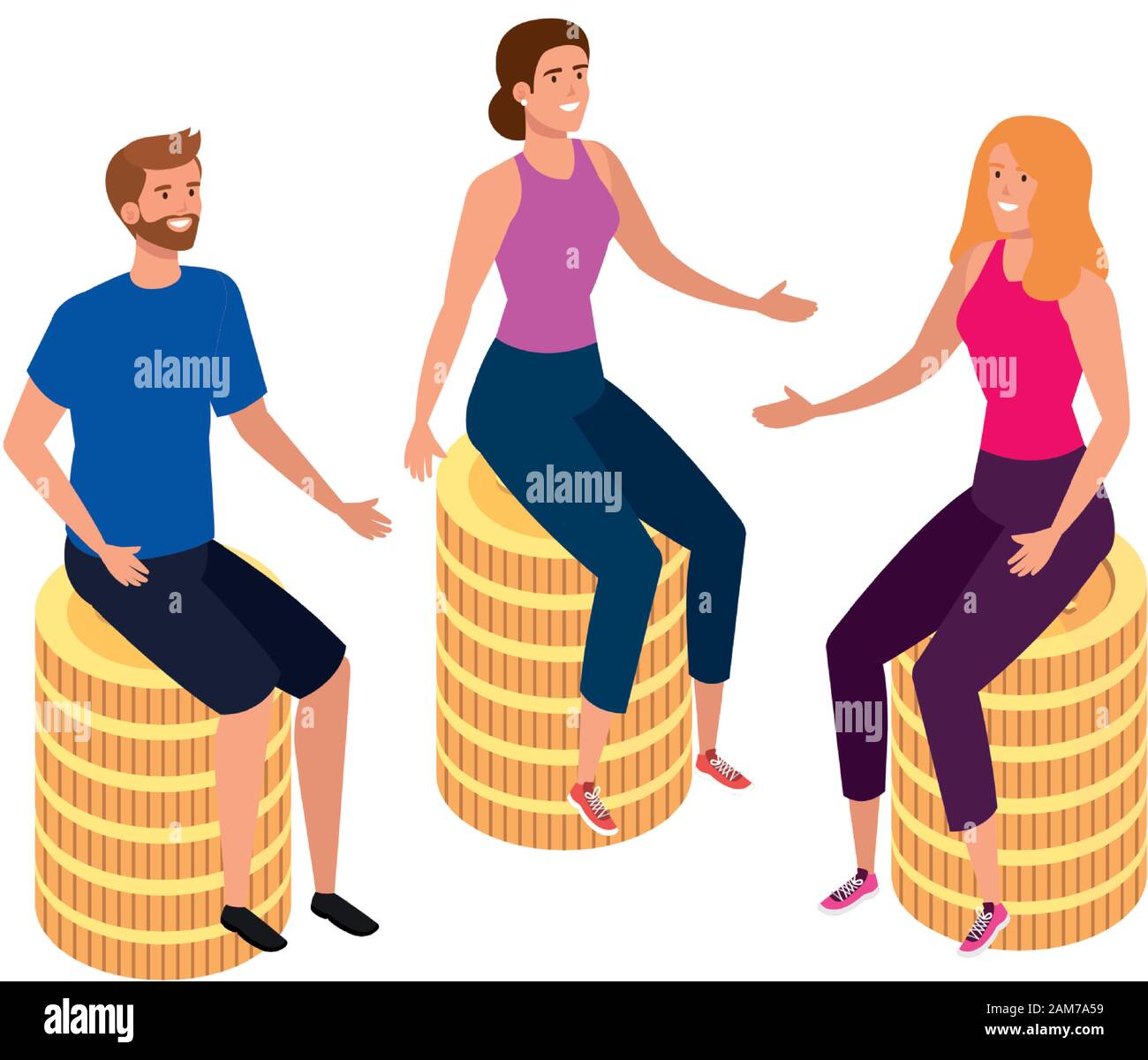 Young financial professional sitting Cut Out Stock Images & Pictures ...