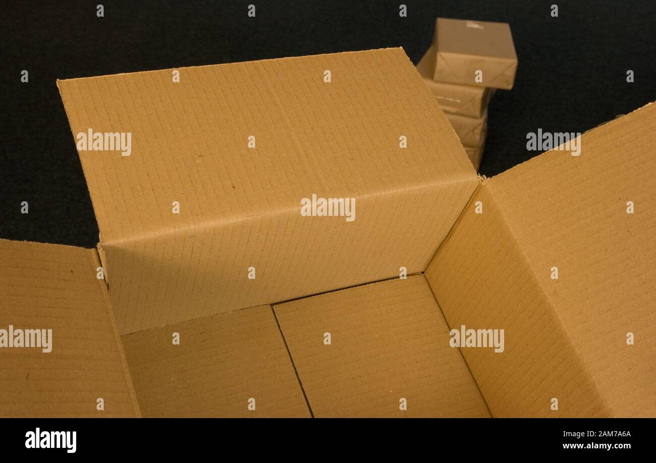 box and packages Stock Photo - Alamy