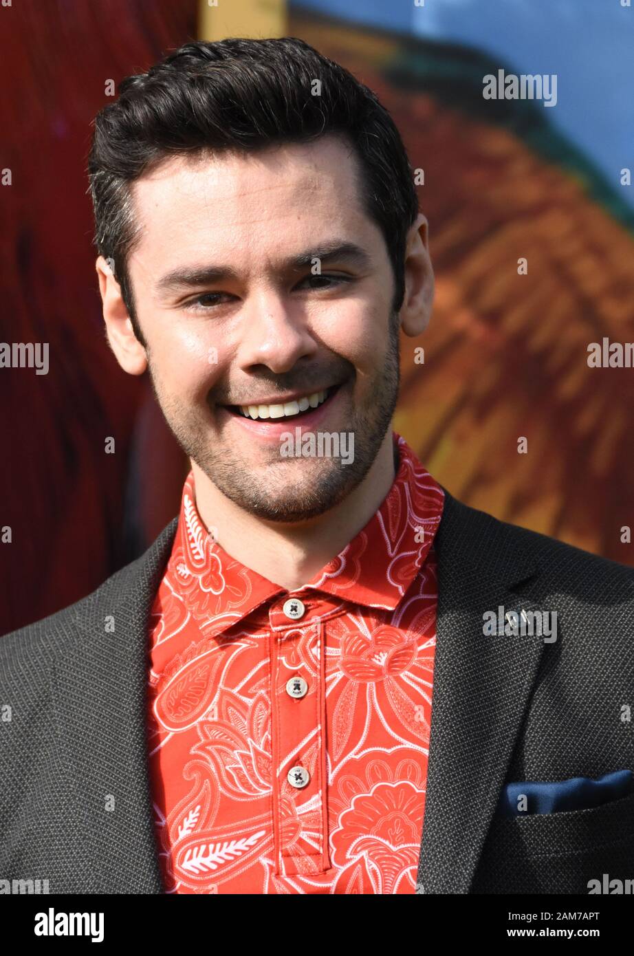 Westwood, California, USA 11th January 2020 Actor Brendan Robinson ...