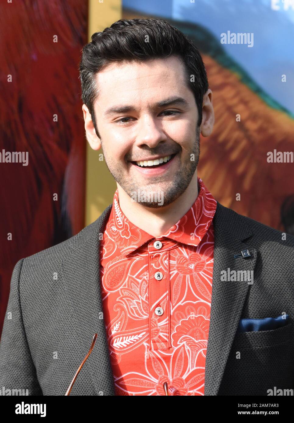 Westwood, California, USA 11th January 2020 Actor Brendan Robinson ...