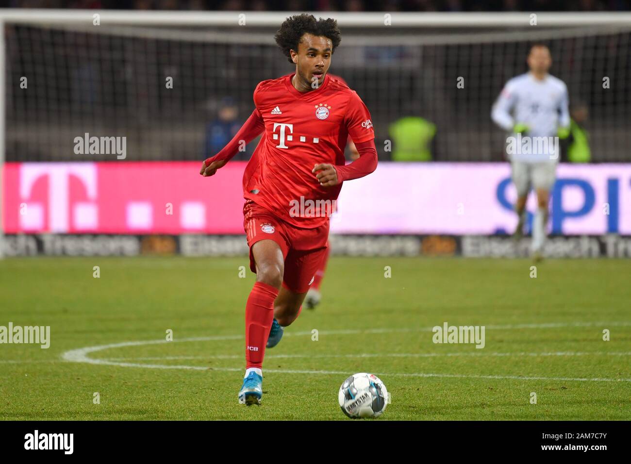 Nuremberg, Deutschland. 11th Jan, 2020. Joshua ZIRKZEE (FC Bayern Munich), action, single action ...