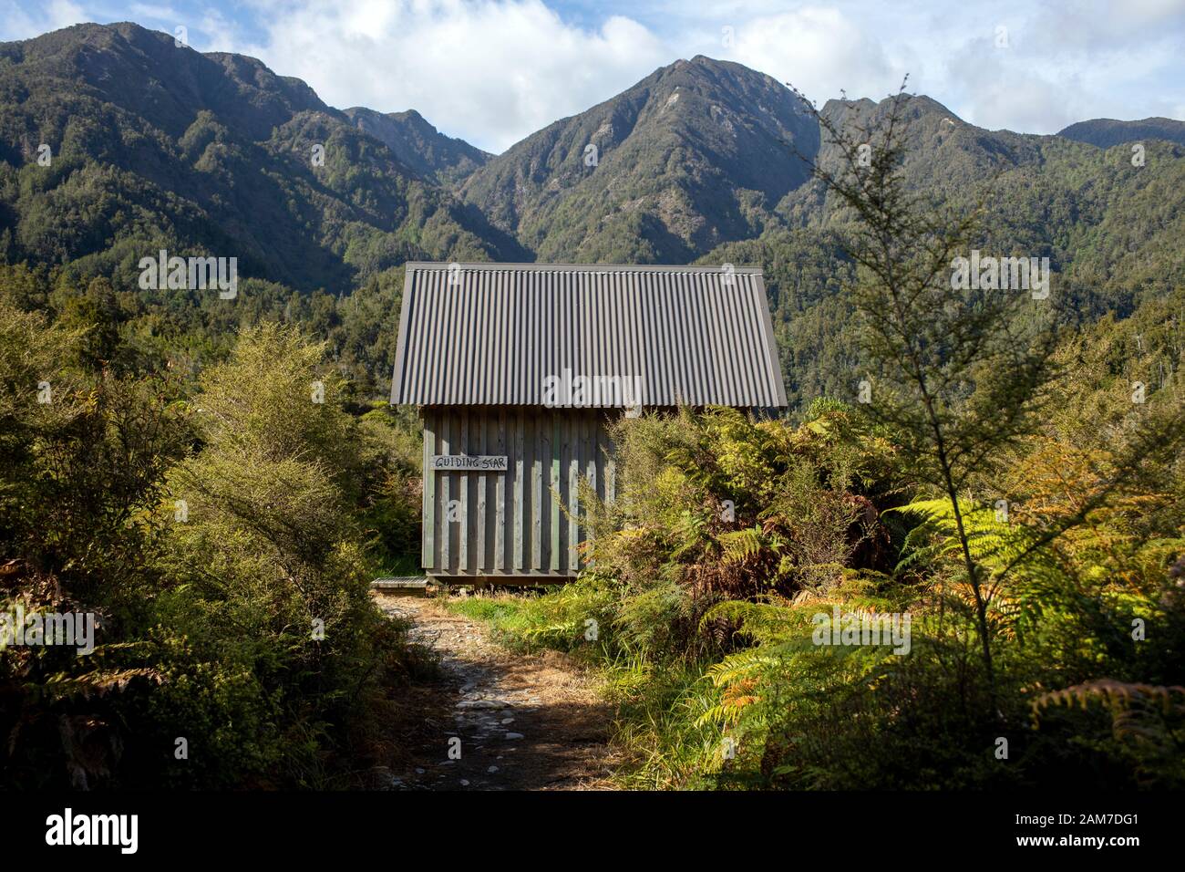 Walking the Old Ghost Road trail, Lyell to Seddonville, New Zealand. A ...