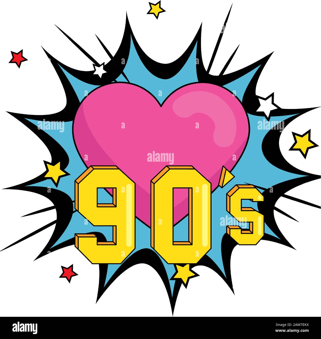 Love nineties Stock Vector Images - Alamy