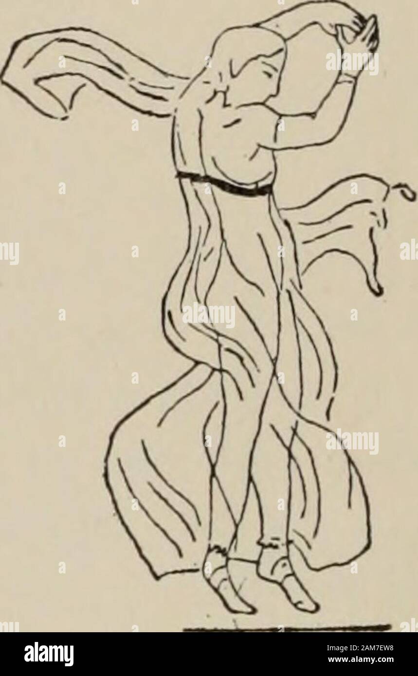 The antique Greek dance, after sculptured and painted figures . Fig ...