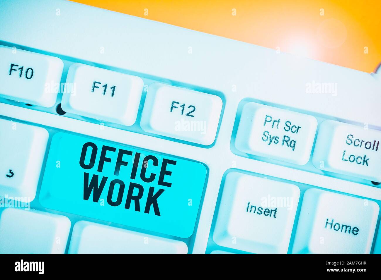 Conceptual hand writing showing Office Work. Concept meaning any ...