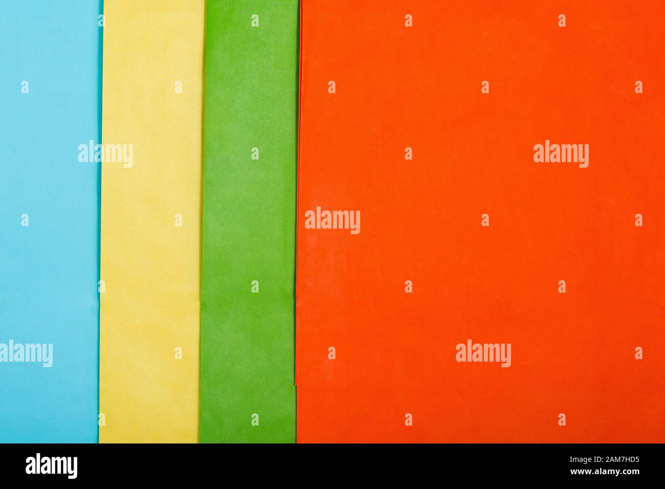 Colorful paper background. Flat lay Stock Photo - Alamy
