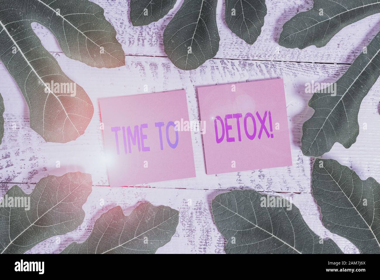 Word writing text Time To Detox. Business photo showcasing when you ...