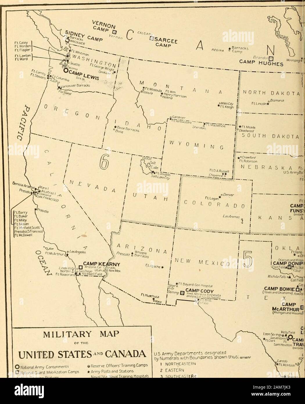 World war i map canada hi-res stock photography and images - Alamy