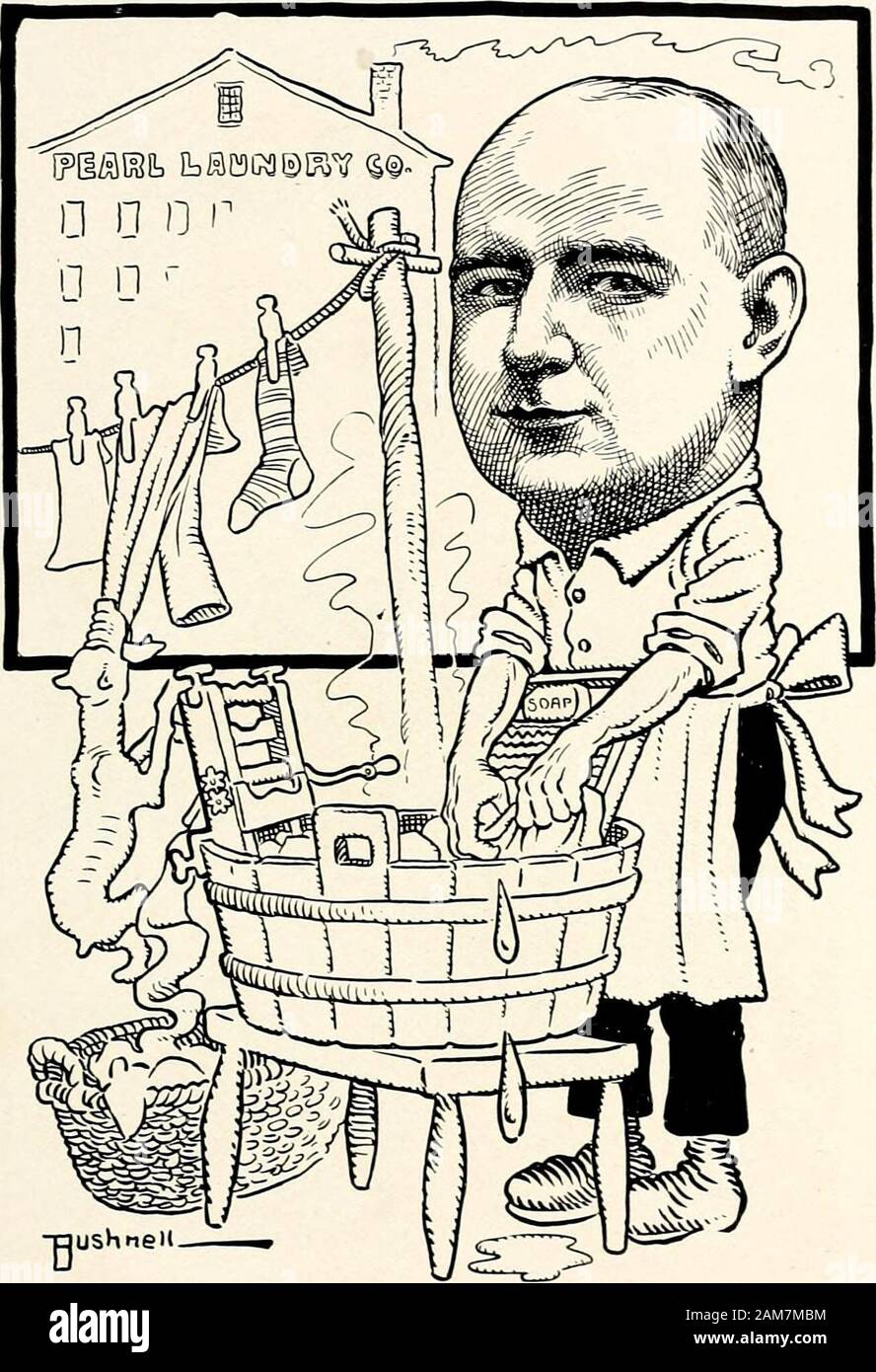 A gallery of pen sketches in black and white of "Cincinnatians as we ...