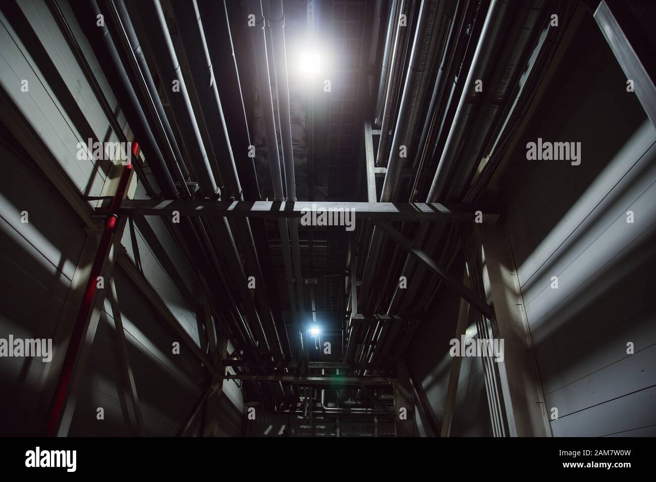 Building water industrial interior pipes hi-res stock photography and ...
