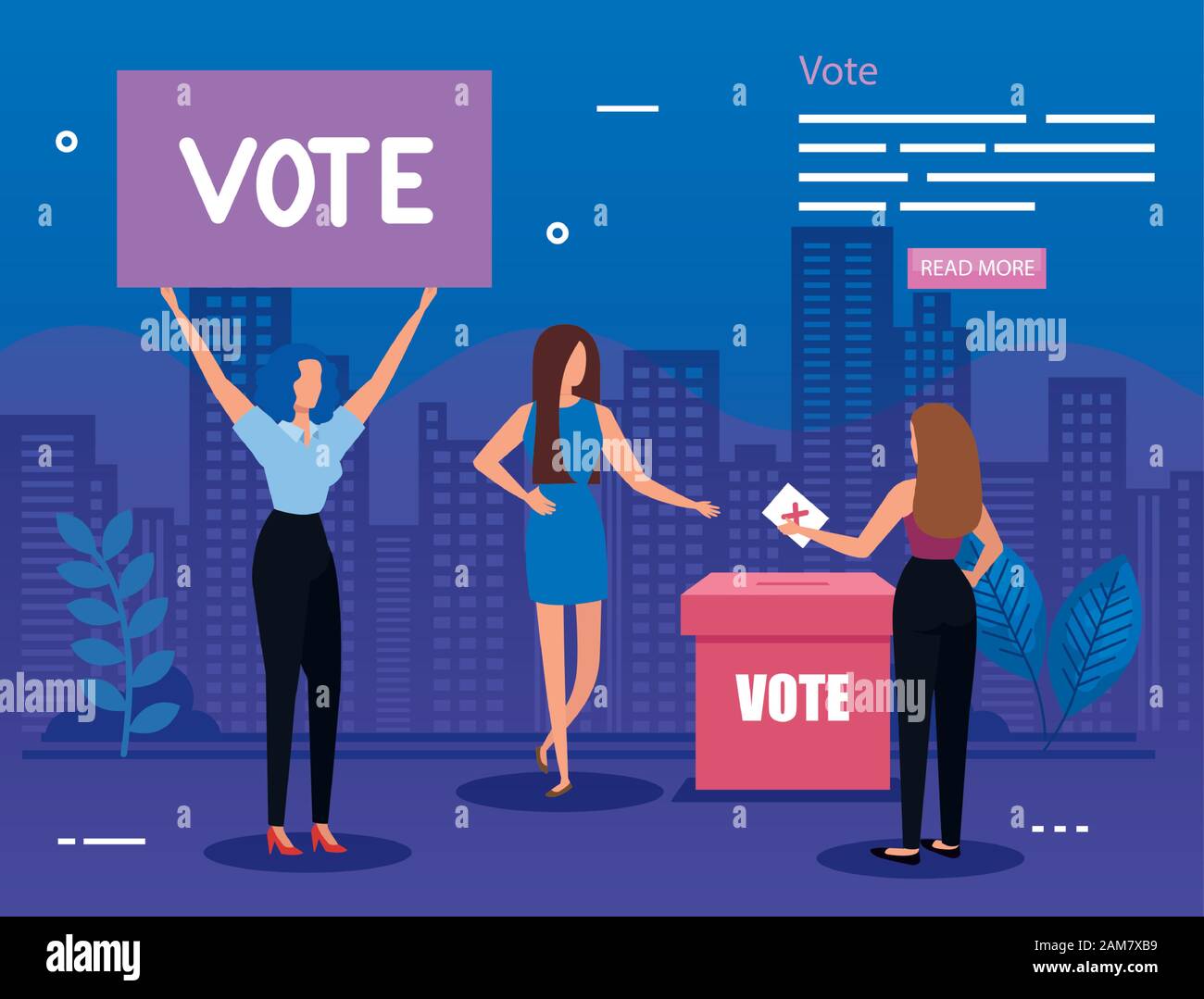 Women voter poster hi-res stock photography and images - Alamy
