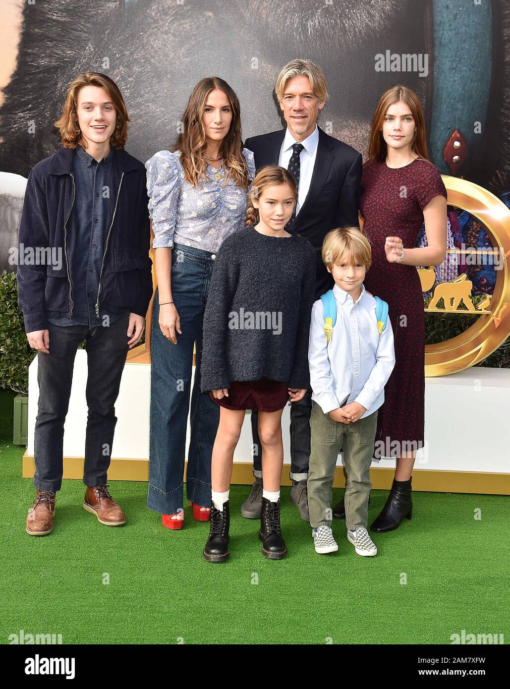 WESTWOOD, CA - JANUARY 11: Director/Co-writer Stephen Gaghan (2nd from ...