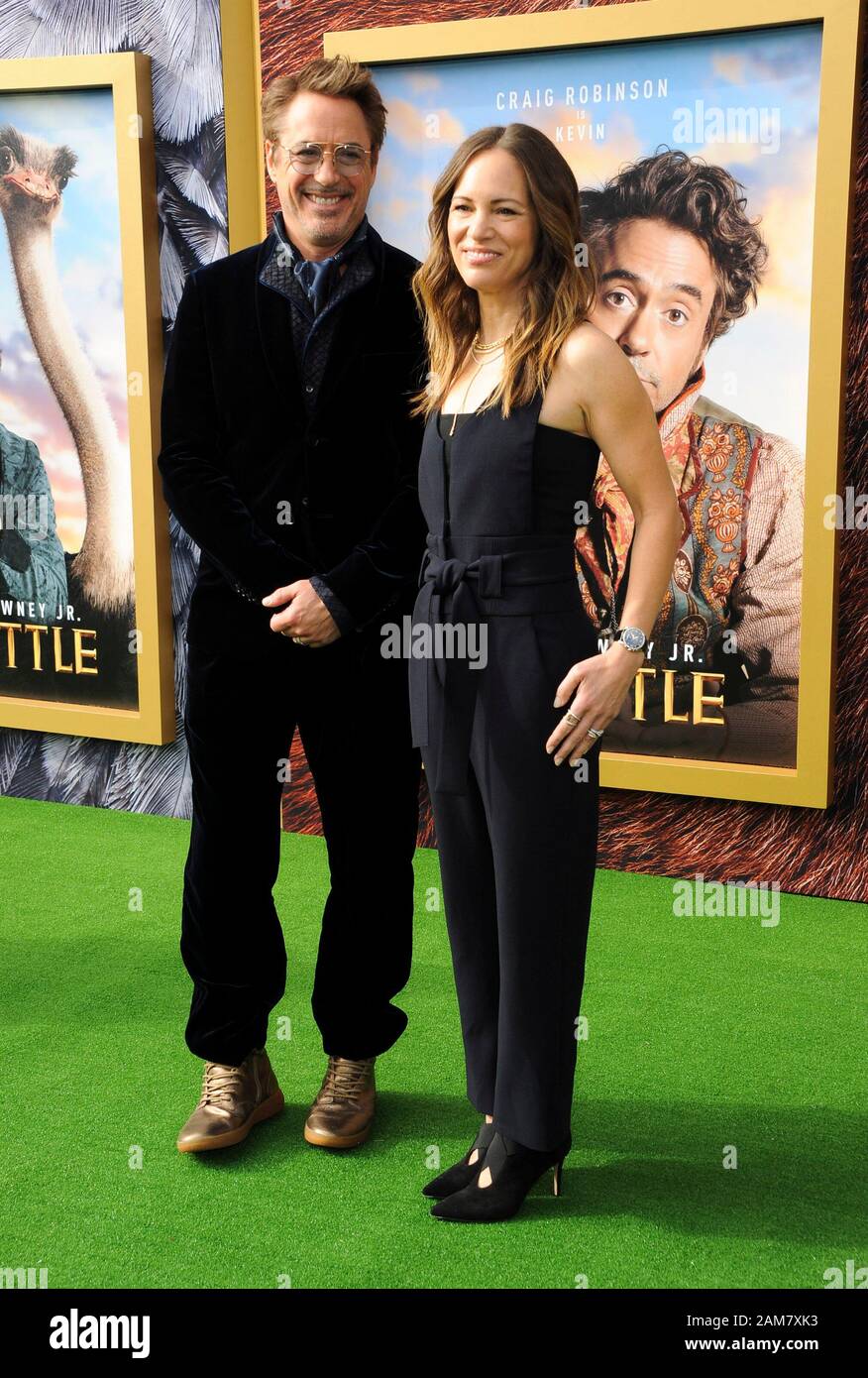 Los Angeles, CA. 11th Jan, 2020. Robert Downey Jr., Susan Downey at ...