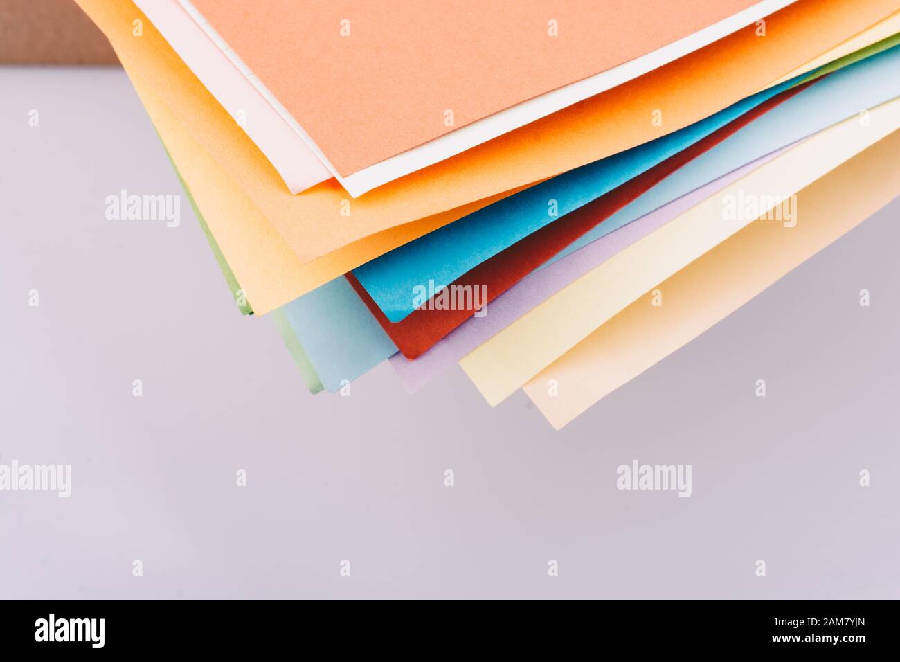 Color paperin view as texture background Stock Photo - Alamy