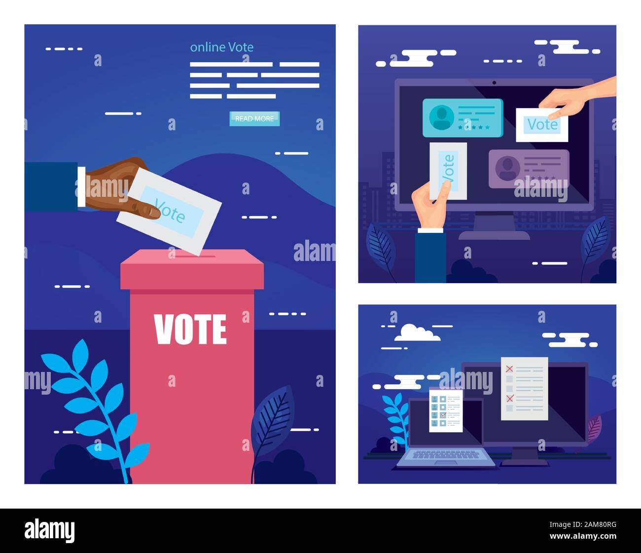Poster of candidates Cut Out Stock Images & Pictures - Alamy