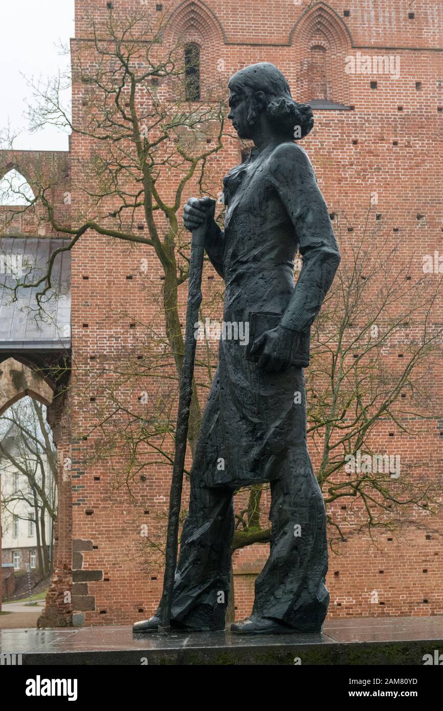 Statue of Kristian Jaak Peterson, the first significant poet who wrote ...
