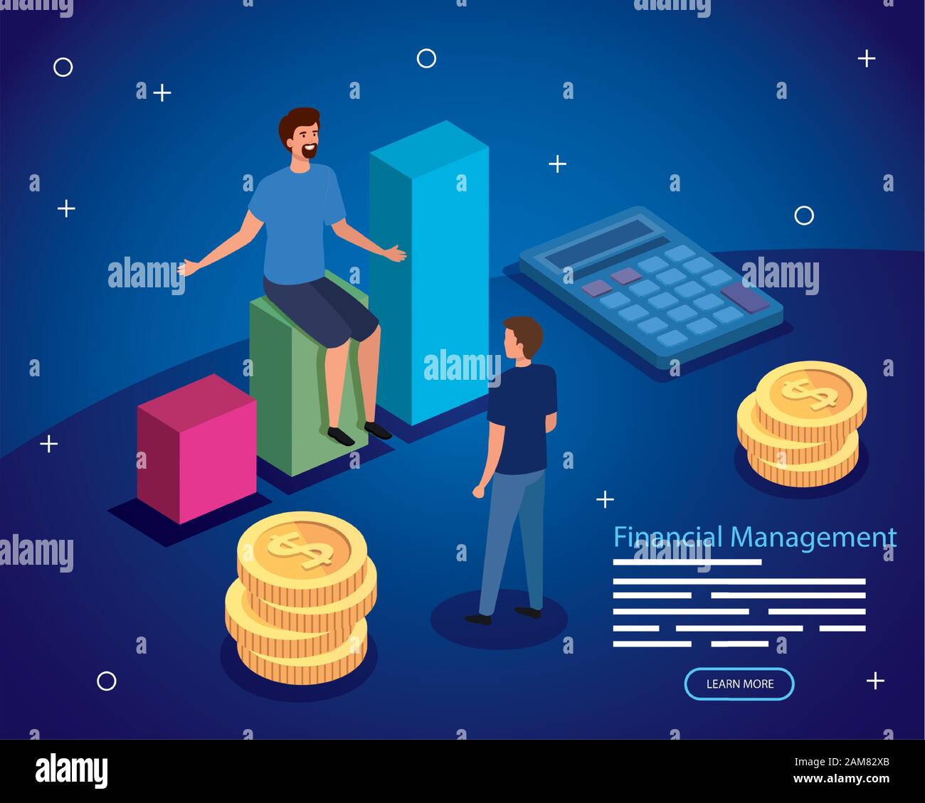 The masculine calculator Stock Vector Images - Alamy