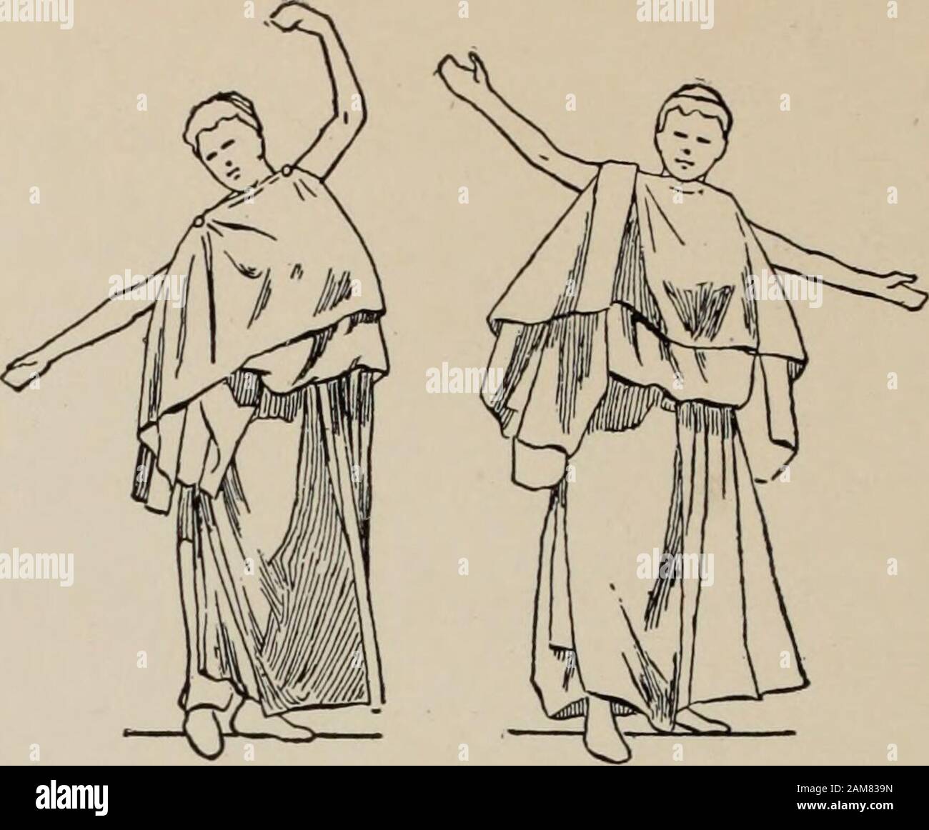 The antique Greek dance, after sculptured and painted figures . Fig ...