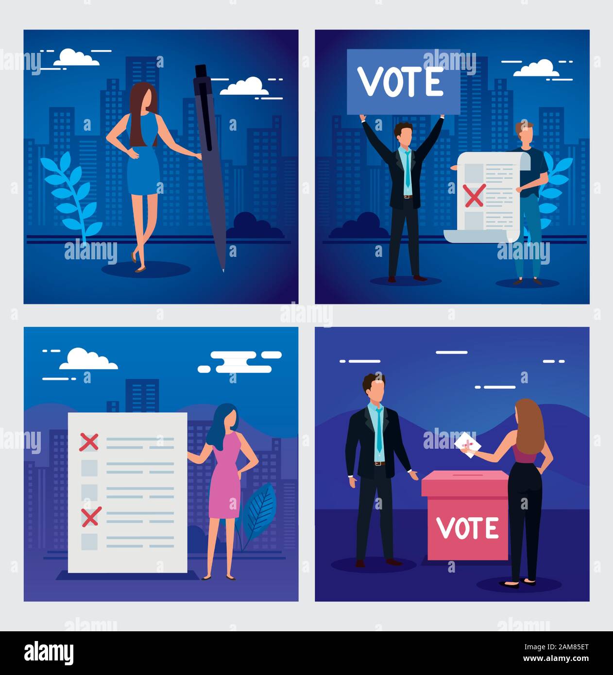 Form scenes Stock Vector Images - Alamy