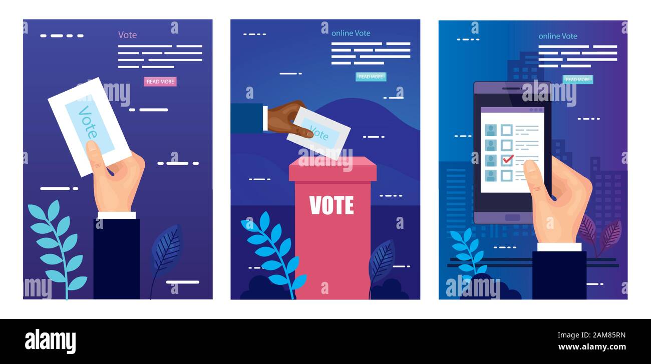 Poster of candidates Cut Out Stock Images & Pictures - Alamy