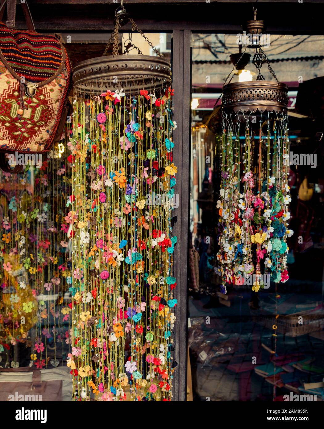 Turkish colorful needle work embroidery flowers as background Stock ...