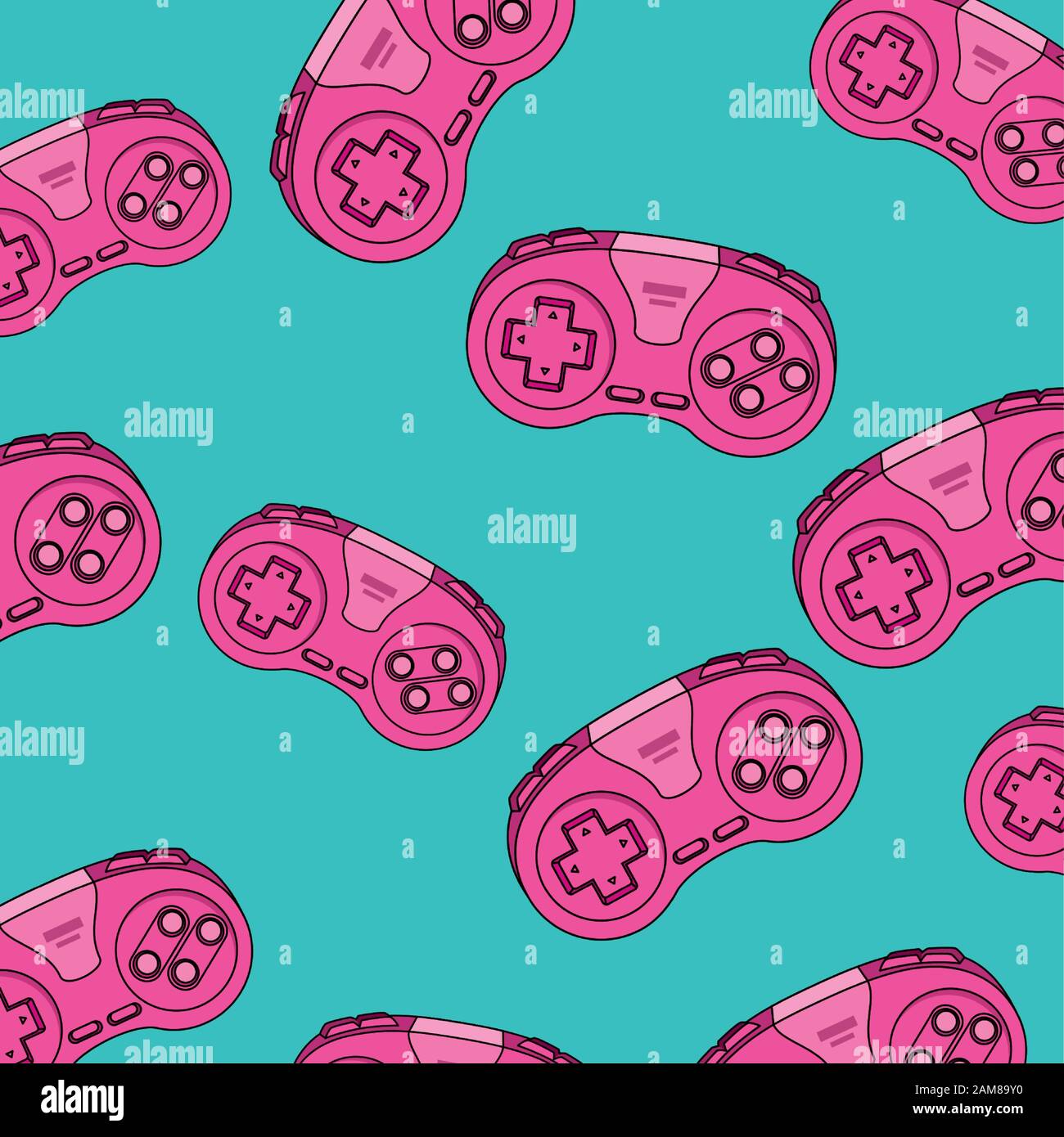 background of controls game of nineties Stock Vector Image & Art - Alamy