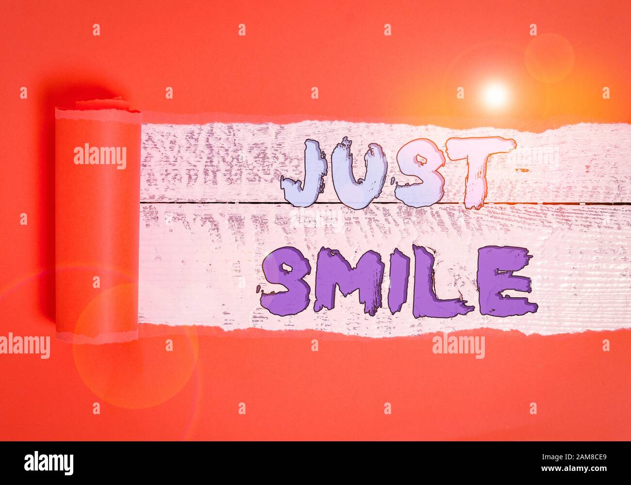 Word writing text Just Smile. Business photo showcasing assume a facial ...