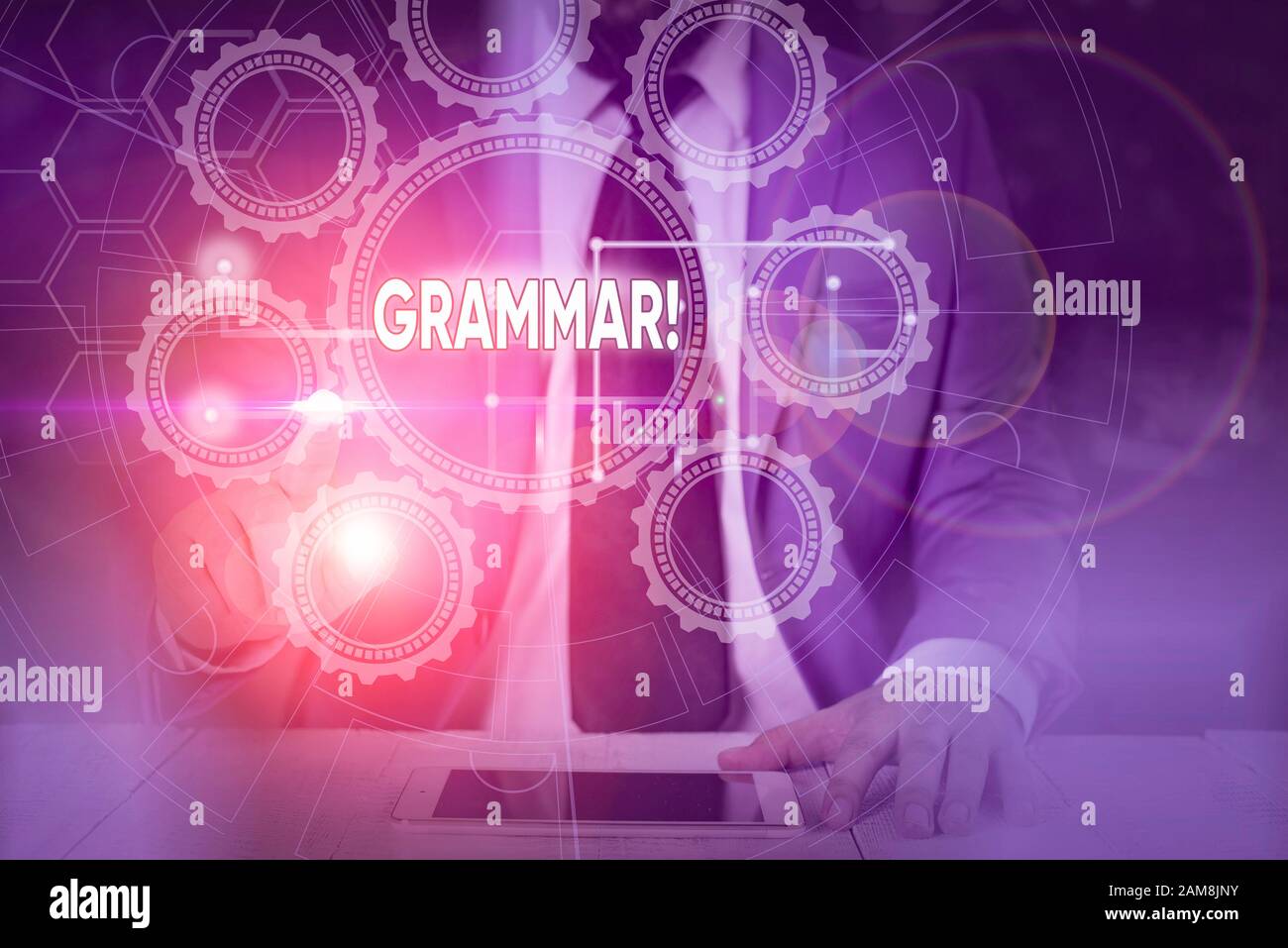 Text sign showing Grammar. Business photo showcasing whole system ...